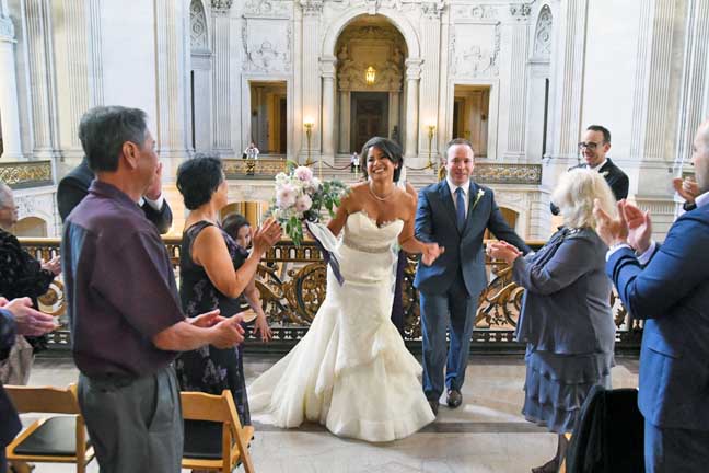 Genevieve and Noah tied the knot on Mayor's Balcony at City Hall - BLOG ...